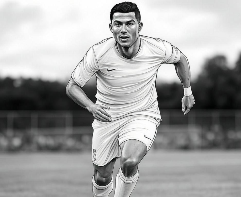 21 Free Color Sheets of Ronaldo - Free Unique Printable Templates